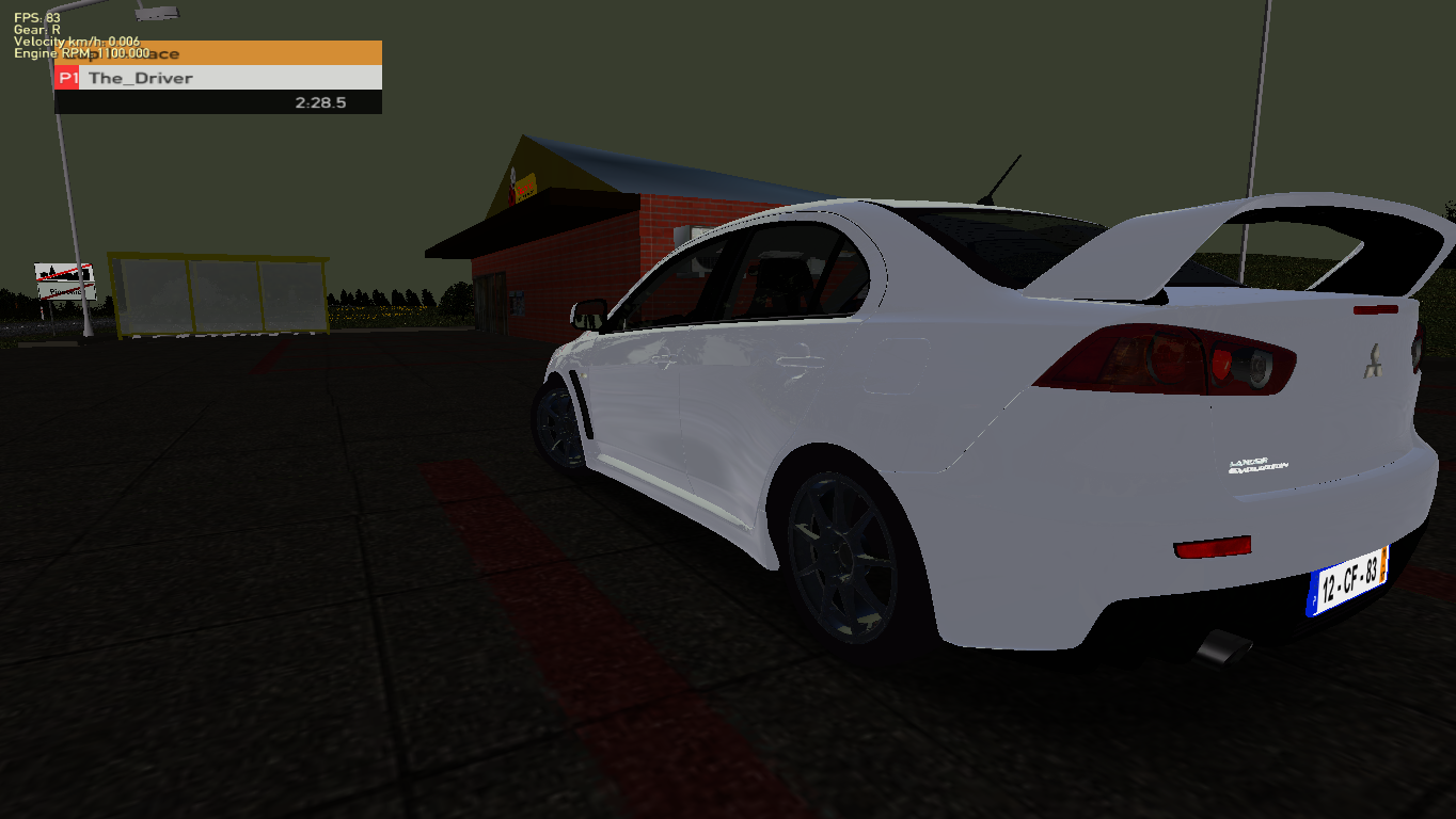 Mitsubishi Lancer Evolution X - Simuladores de coches, volantes y ...